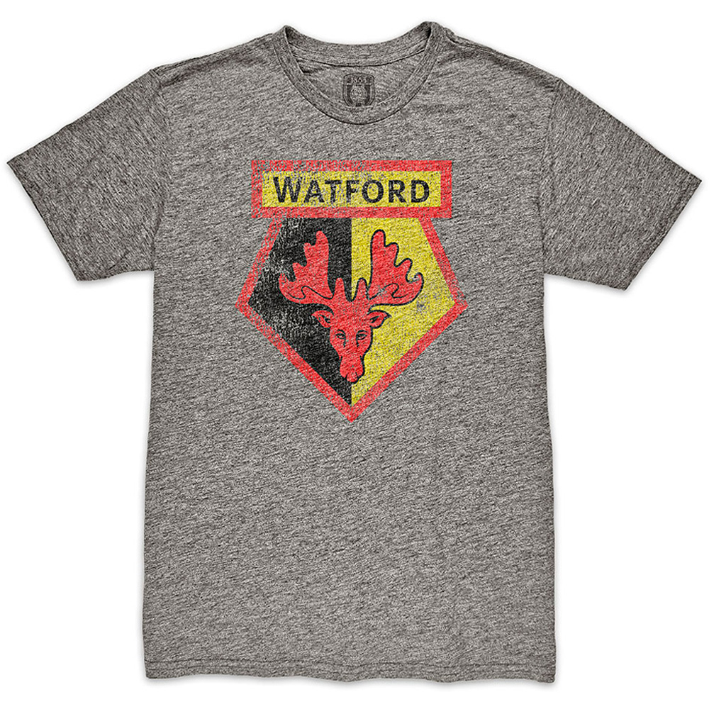 Men’s 1863FC Heather Gray Watford Color Crest Twisted Tri-Blend Slub T ...