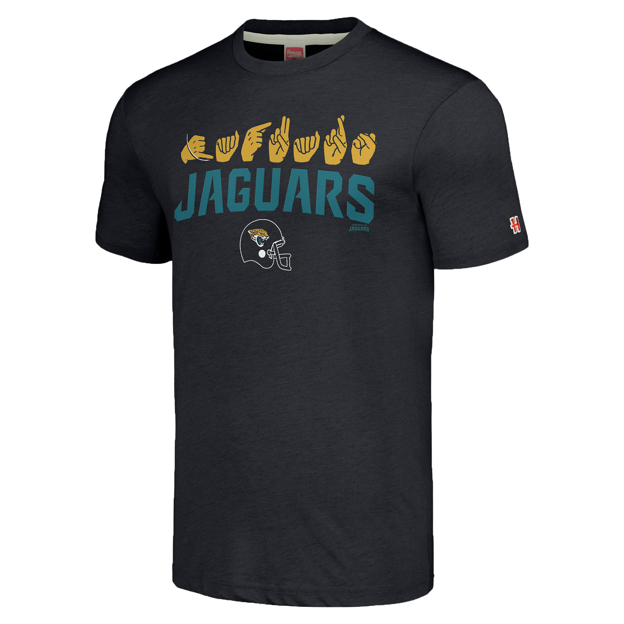Unisex Homage Charcoal Jacksonville Jaguars The NFL ASL Collection by ...