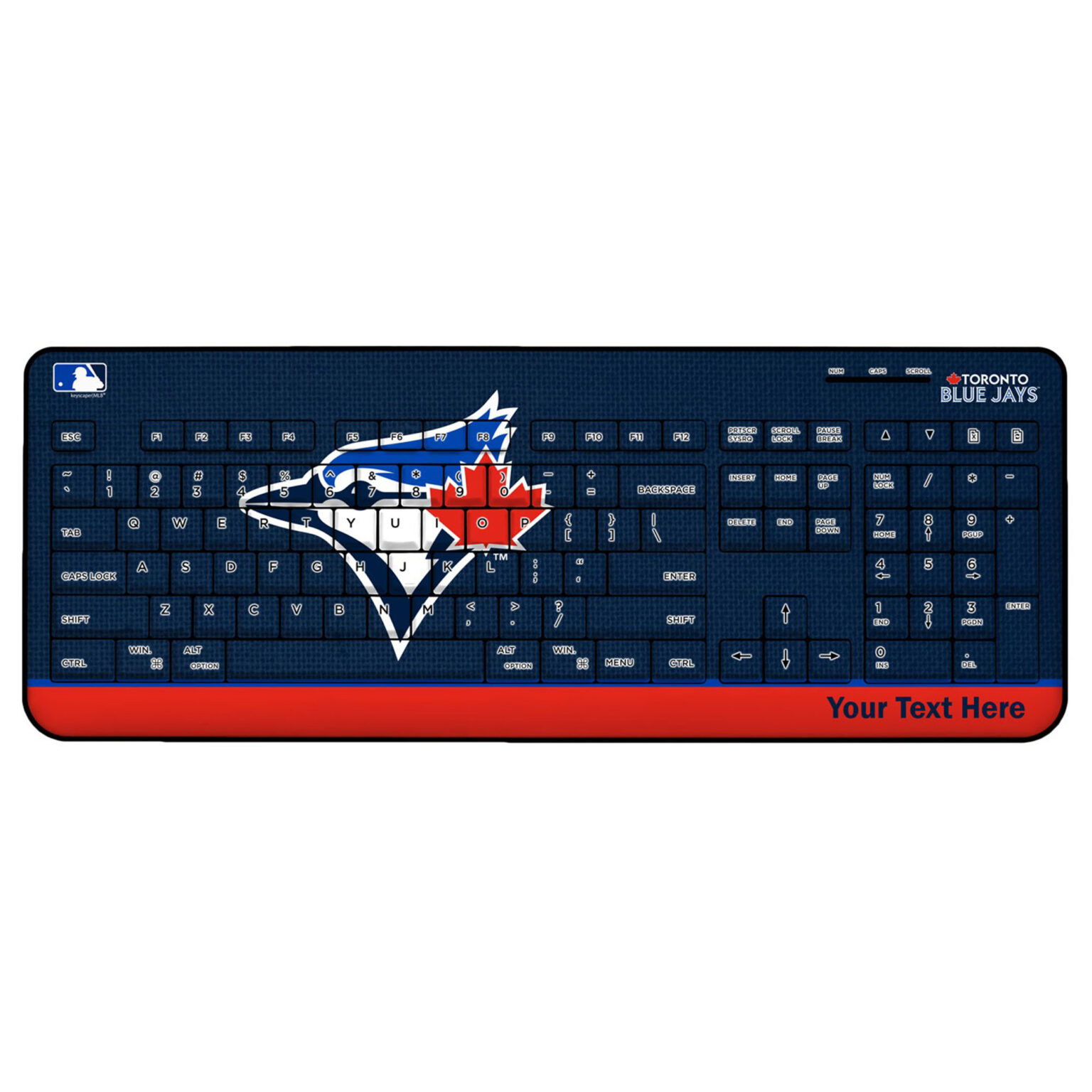 Toronto Blue Jays Personalized Wireless Keyboard