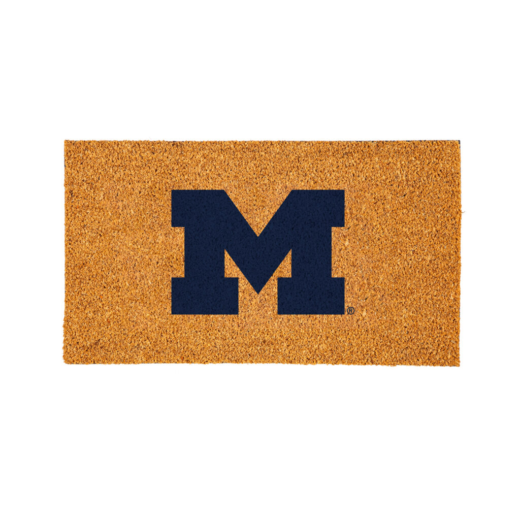 Michigan Wolverines 28″ x 16″ Logo Turf Mat