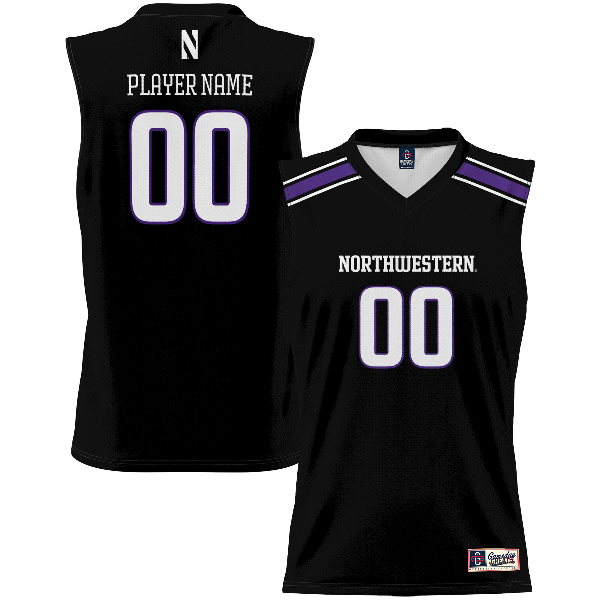 Unisex GameDay Greats Black Northwestern Wildcats Lightweight NIL Pick ...